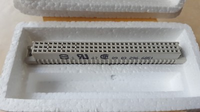 HARTING 0903-296-6851 96 Position 3 Row 2.54 mm Press-in Female ...