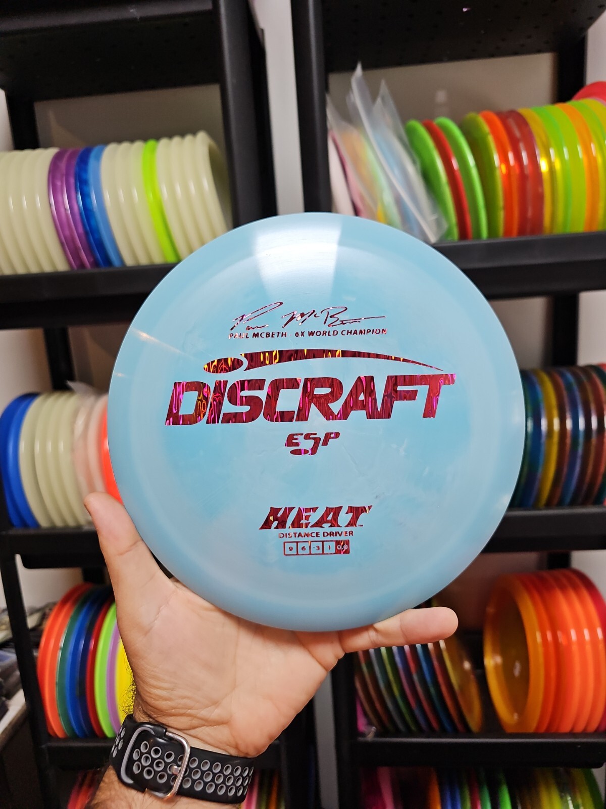 Discraft Discs ESP Heat 167-169g #1 Paul McBeth Disc Golf Driver | eBay