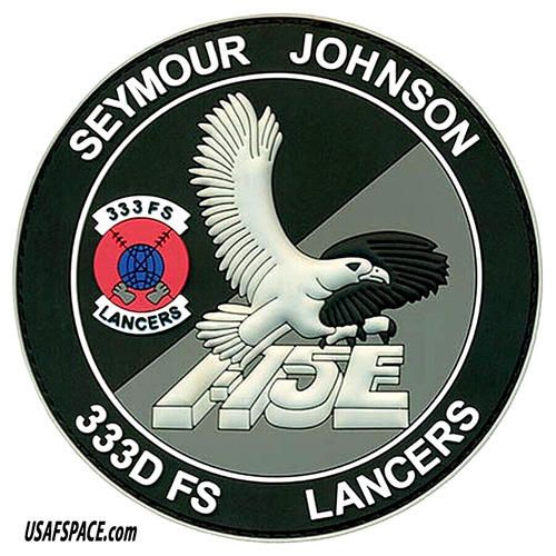 USAF 333D FIGHTER SQ -333 FS- LANCERS- F-15E-Seymour Johnson AFB- VEL ...