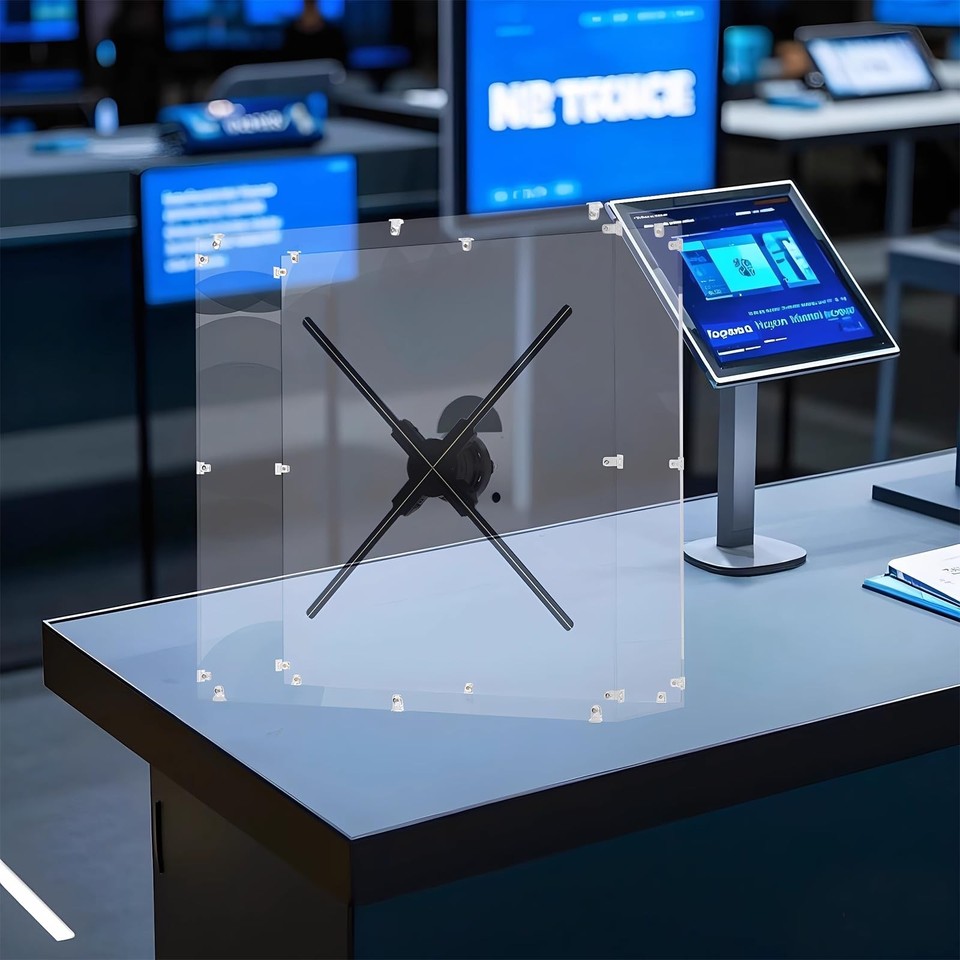 3DHologramFan Cover – 23.6"x23.6"x7.9" Acrylic Protective Shield for 22 ...