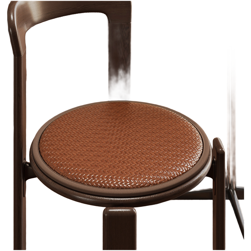 Rattan Round for Office Chair - Cooling Breathable Non Slip 35x35x2.5cm ...