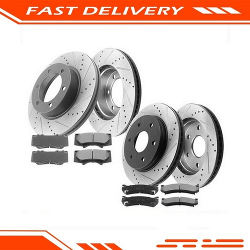 Front Rear Disc Brakes Rotors Brake KIts For SILVERADO SIERRA 1500 ...