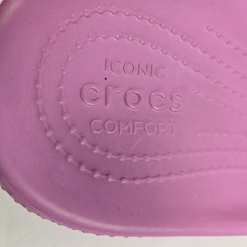 Crocs Classic Platform Slide Flamingo Pink Women Casual Sandal Slipper ...