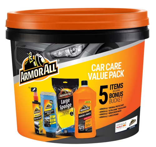 Armor All Car Care Value Pack Protect Wash Wax Sponge Wipes Detailing ...