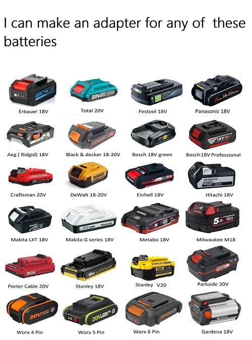 Battery Adapter for Festool 18V Tools. ( Jadapters ) | eBay