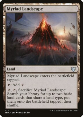 MTG Commander Midnight Hunt U Myriad Landscape #177 PLAYSET 4X X4 | eBay