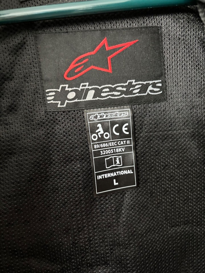 Alpinestars T-Missile Air Tech Compatible Mens Street Motorcycle Jacket ...