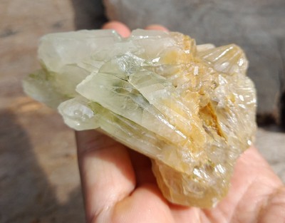 200gr Elestial Calcite Cluster, Natural Rock Crystal Specimen, Java ...