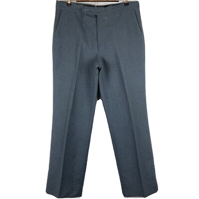 VTG Jaymar Sansabelt Slacks 36 x 30 Blue Polyester Leisure Suit Disco ...