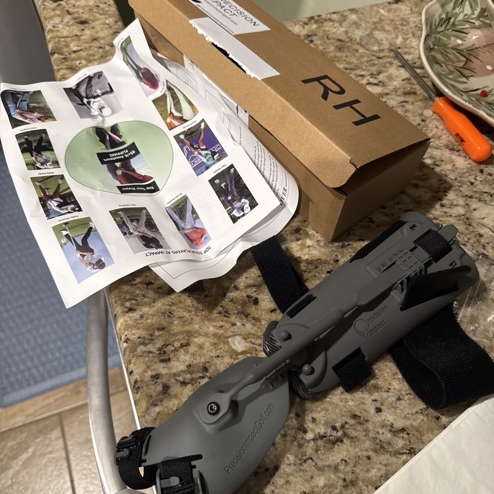 NEW Precision Impact Golf Swing Trainer, Right Handed (RH) - Pure Swing ...