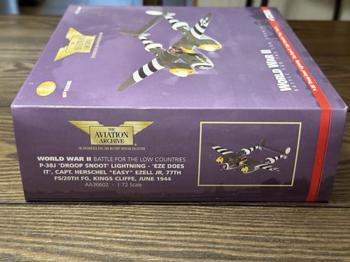 Corgi AA36602 Capt Herschels P38J Droop Snoot Lightning Diecast “EZE ...