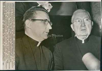 1967 Reverend Charles Curran Wa Patrick Boyle Bishop Vintage Wirephoto ...