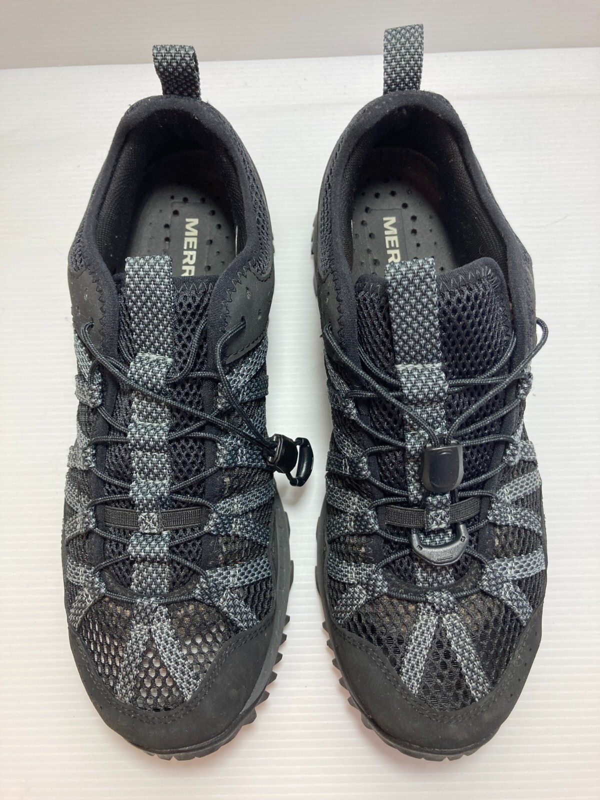 Merrell Mens Wildwood Aerosport J036109 Black Hiking Shoes Sneakers Pre ...