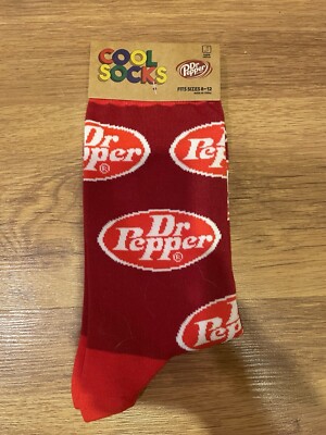 Cool Socks Dr. Pepper Fun Retro Print Socks Brand New | eBay