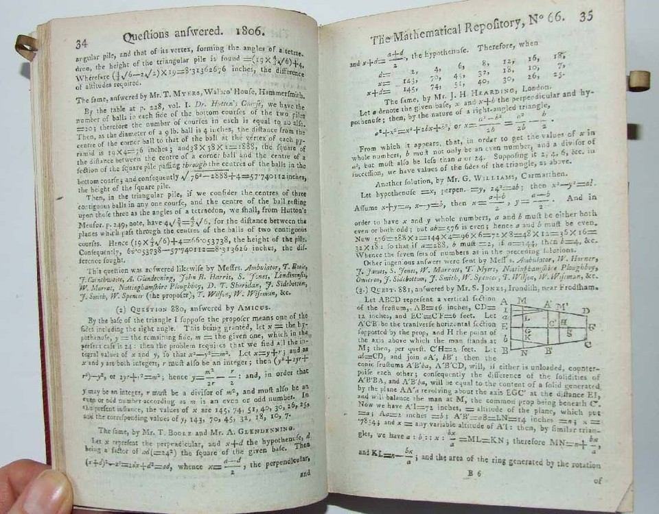 7 Almanacs for 1806, Astronomy, Meteorology, Maths, Solar Eclipse ...