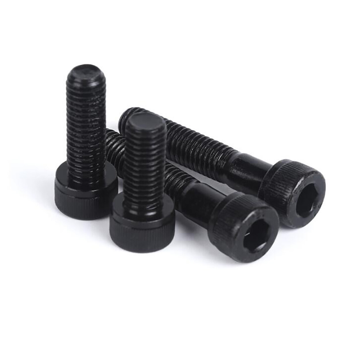 Black Hex Socket Cap Head Screws M1.4-M4 Full/Half Thread Allen Bolt ...