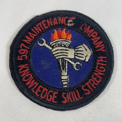 US Army 597th Maintenance Company Patch | eBay