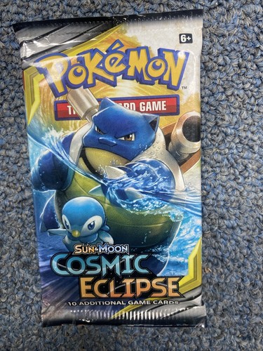 Pokémon Sun & Moon Cosmic Eclipse Booster Pack Sealed Pokemon TCG ...