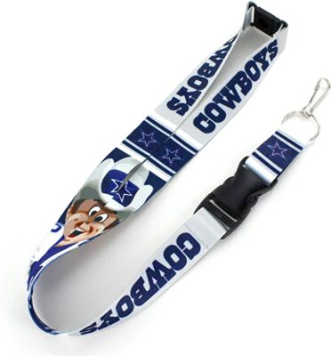 Aminco NFL Dallas Cowboys Mascot Lanyard Keychain Badge Holder | eBay