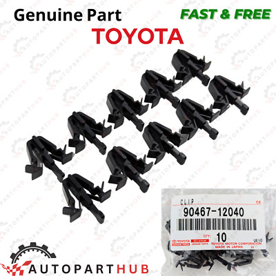Genuine Toyota 4Runner Tacoma Grille Retainer Mount Clips Set 90467 ...