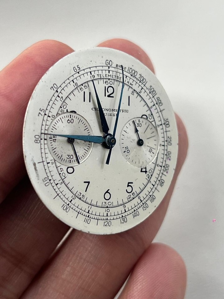 Vintage Chronometre Suisse Chronograph Landeron 51 Movement For Parts ...