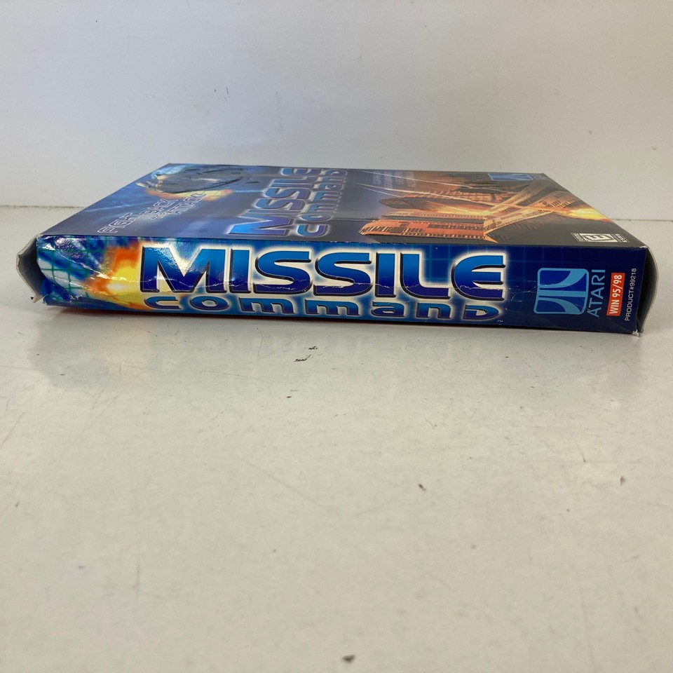 Missile Command PC Big Box CD Game Atari 1999 Made for Windows 95 98 ...
