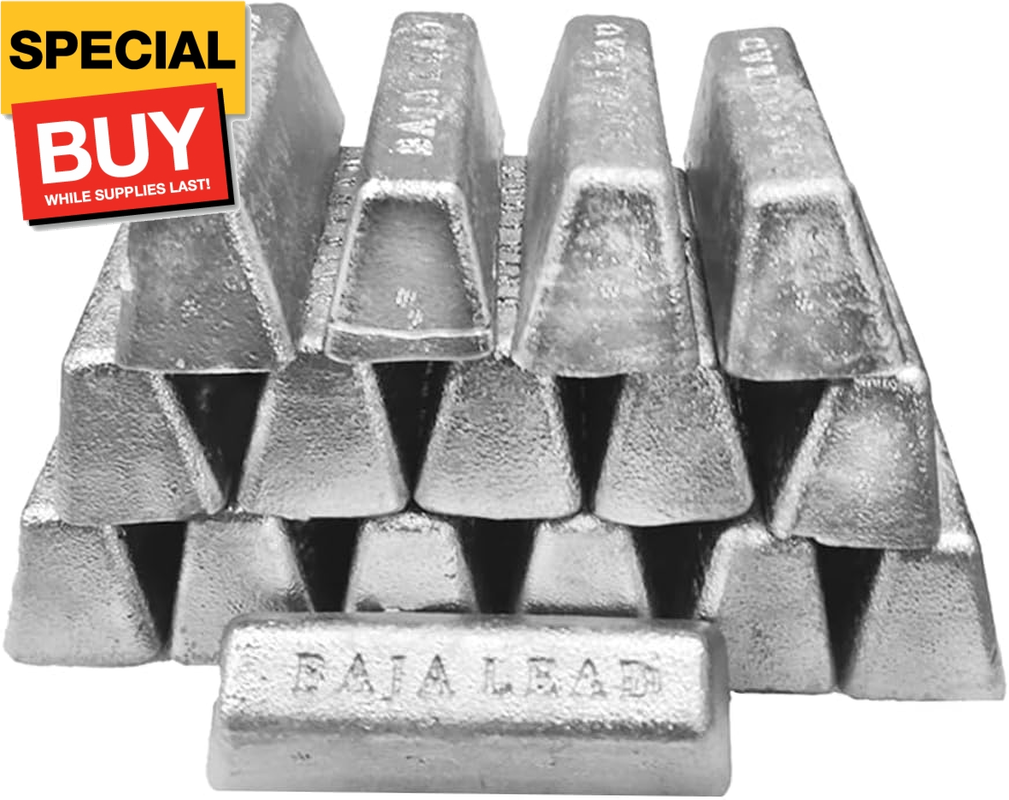 Lead Ingots | Ideal Size 2 Lbs Each Ingot 99.9% Pure Lead by | eBay