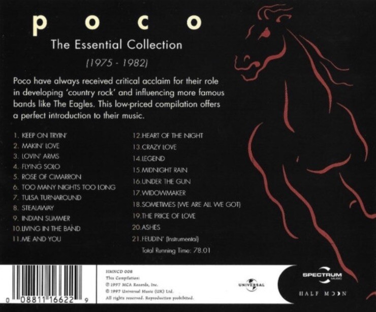 Poco - The Essential Collection [1975-1982] (CD, 1997, Spectrum Music ...