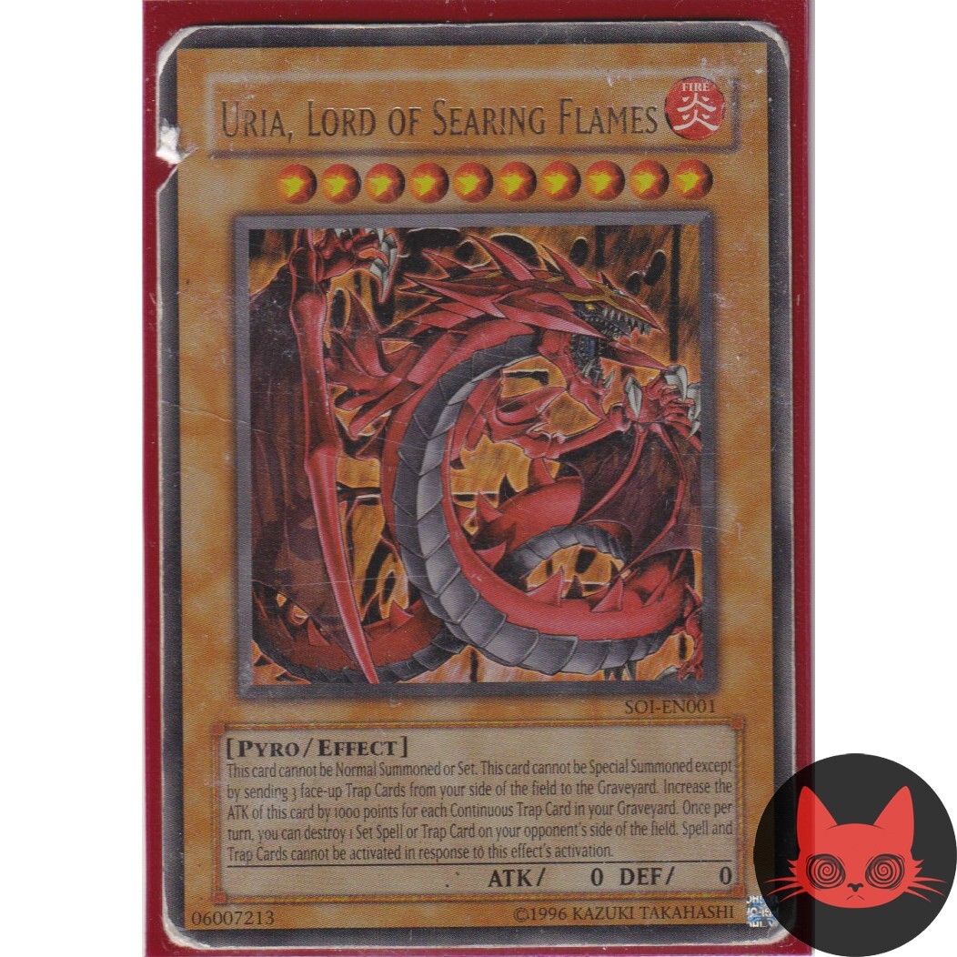 Yugioh Uria, Lord of Searing Flames SOI-EN001 (Ultra Rare) | eBay