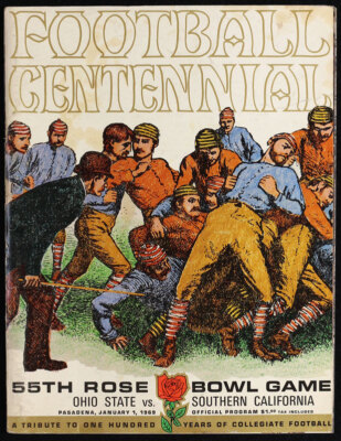 1969 Rose Bowl * *RARE* * Ohio State USC Football Program O.J. Simpson ...