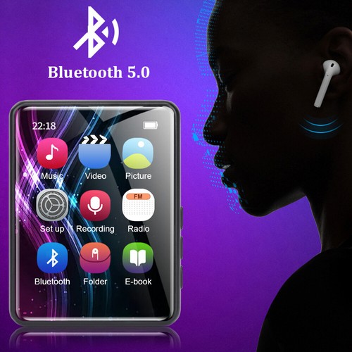 Bluetooth 5.0 MP3 Player MP4 Media FM Radio Recorder HIFI Sport Music Speakers | eBay