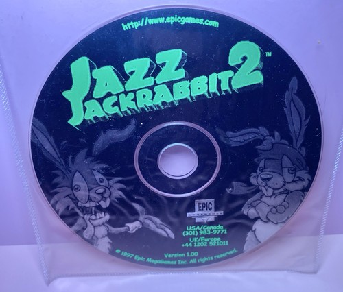 Jazz Jackrabbit 2 Epic Megagames 1997 PC CD-Rom Game Disc Only | eBay