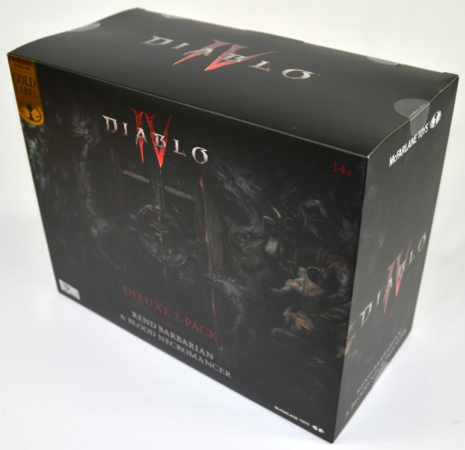 McFarlane Toys Diablo IV Rend Barbarian and Blood Necromancer 1:12 ...