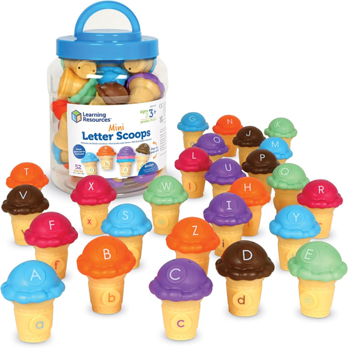 Mini Letter Scoops,Preschool Learning Toys, Stacking Toys, Montessori ...