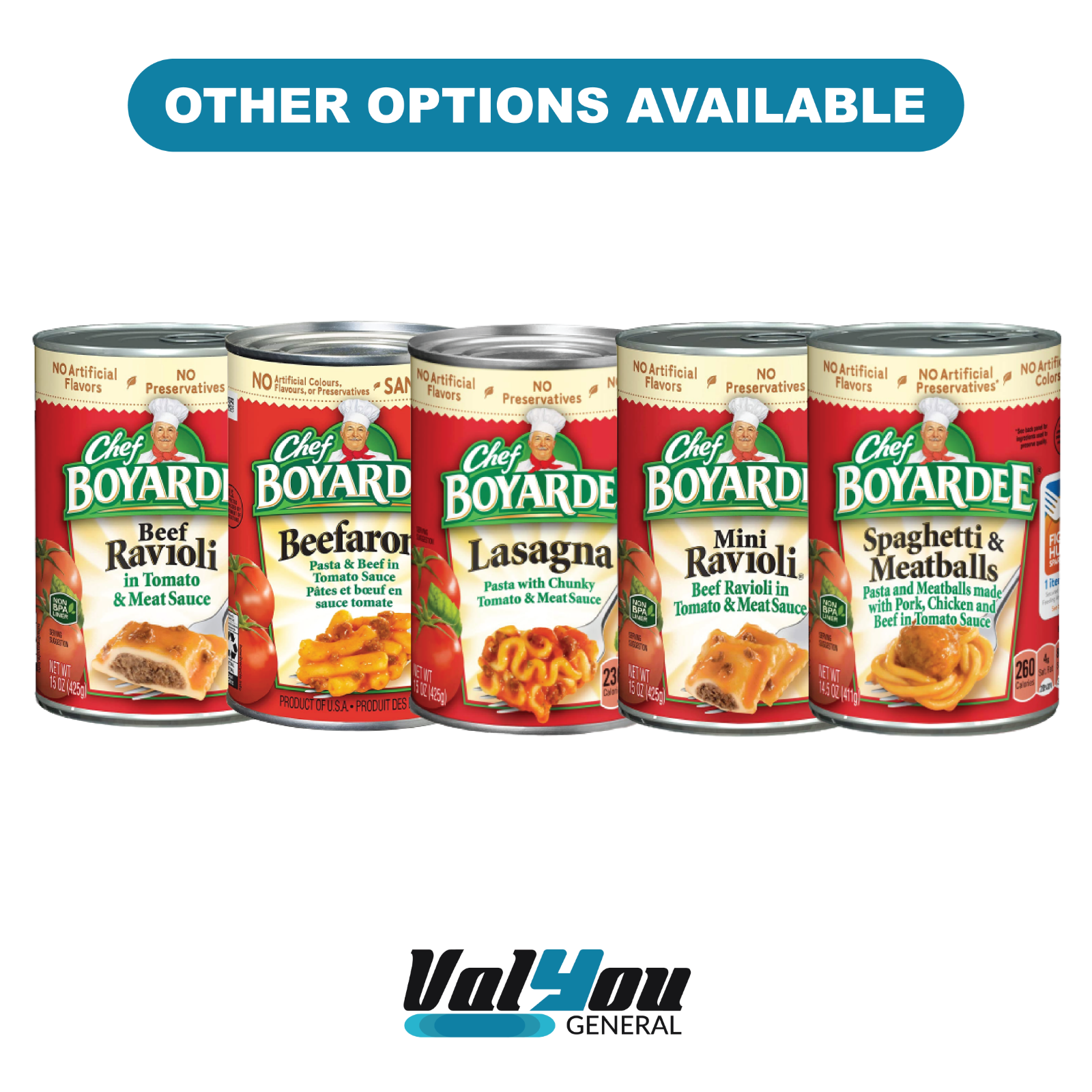 24x Cans Chef Boyardee Mini Beef Ravioli In Tomato & Meat Sauce Pasta ...