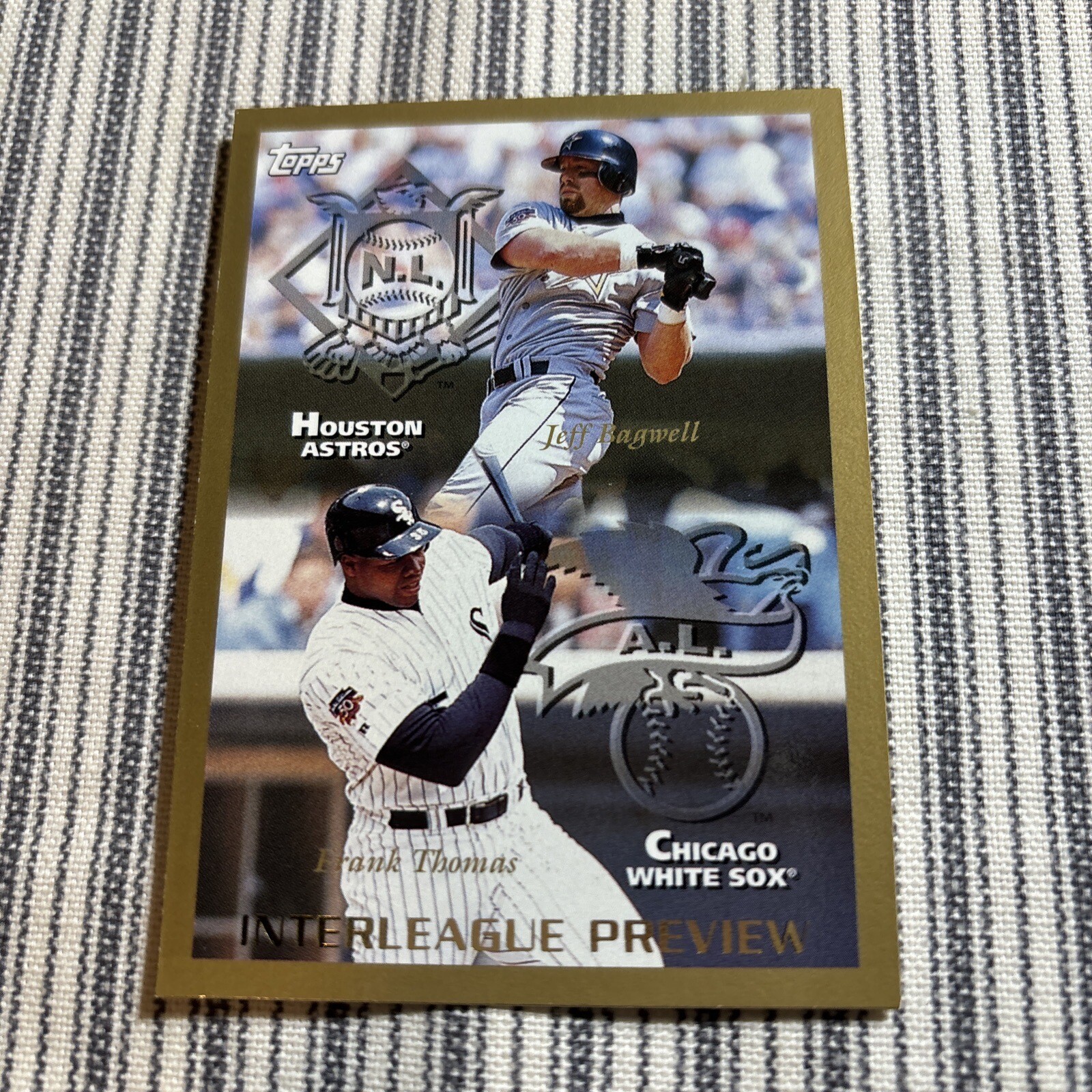 1998 TOPPS FRANK THOMAS & JEFF BAGWELL INTERLEAGUE PREVIEW #480 | eBay