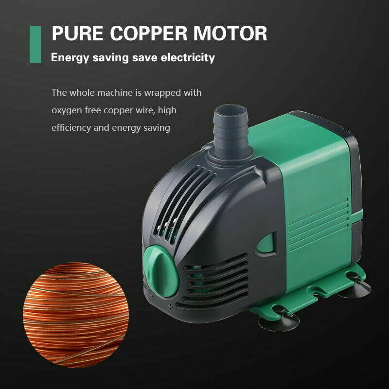 Adjustable Flow Aquarium Pump Water Submersible Fish Tank Fountain Pond ...