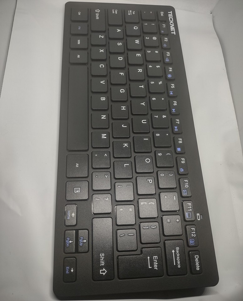 TECKNET Wireless Keyboard, 2.4G Portable Mini Computer Keyboard, Quiet ...