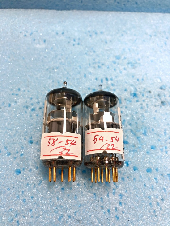 Telefunken ECC803S 12ax7 E83CC ec83 Gold Pins NOS NIB Matched Pair | eBay