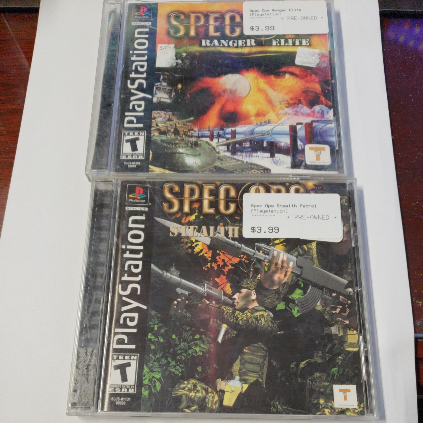 Spec Ops LOT: Ranger Elite, stealth Patrol (Playstation PS1 ...