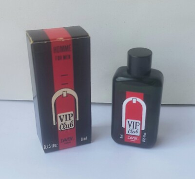 RARETÉ !!! DAVER VIP CLUB-Version étiquette- EDT ? 8 ml | eBay
