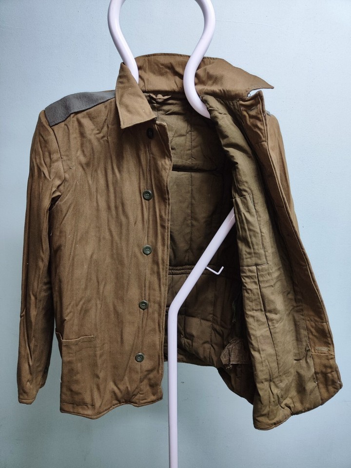 SOVIET Russian Army TELOGREIKA MILITARY WINTER JACKET FUFAIKA VATNIK 54 ...