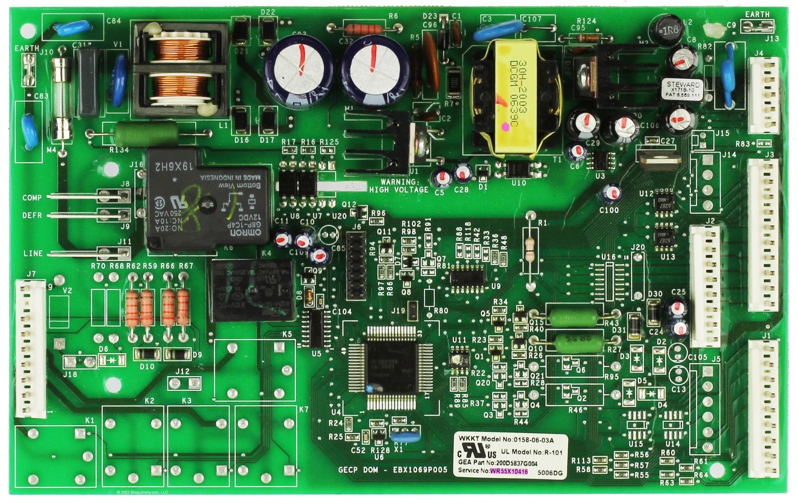 GE+Main+Control+Board+PCB+Assembly+200d5837g004+WR55X10416 for sale ...