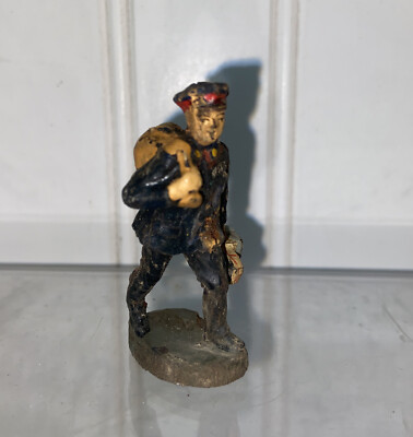 Vtg PUTZ Germany Erzgebrirge MAILMAN Christmas House Toy Railroad | eBay