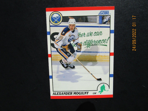 FREE SHIPPING... 1990 SCORE ALEXANDER MOGILNY ROOKIE CARD-NEAR MINT ...