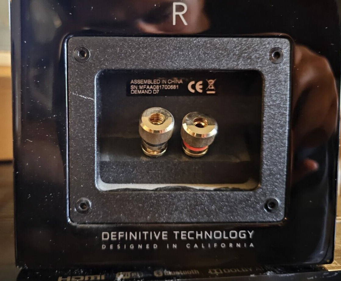 Definitive Technology Demand Series D7 2-way Bookshelf Speakers for ...