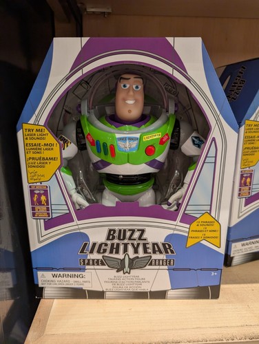 New! Disney Parks WDW Toy Story 12" Buzz Lightyear Interactive Action ...