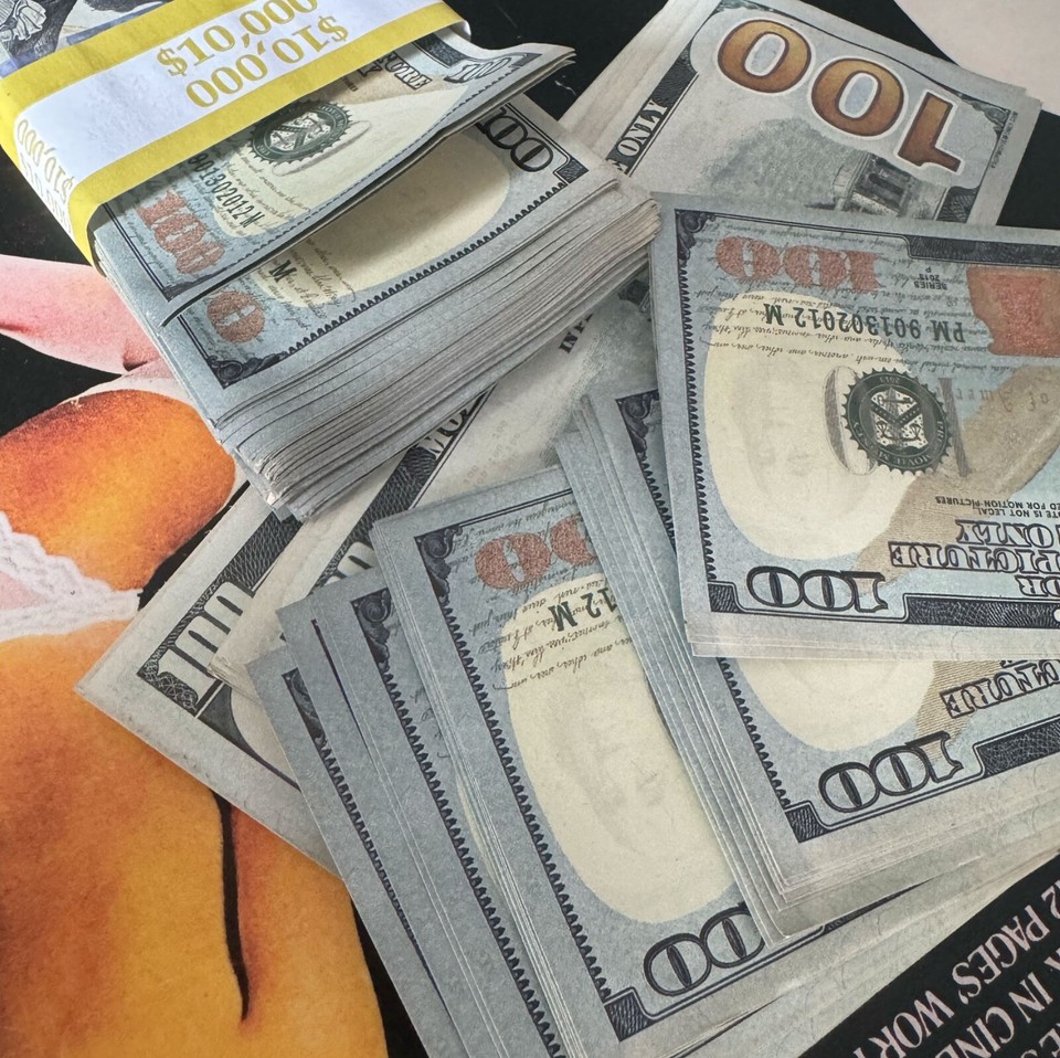 Aged 10k Money Props Toy Play Fake Bills For Video, Learning Education ...