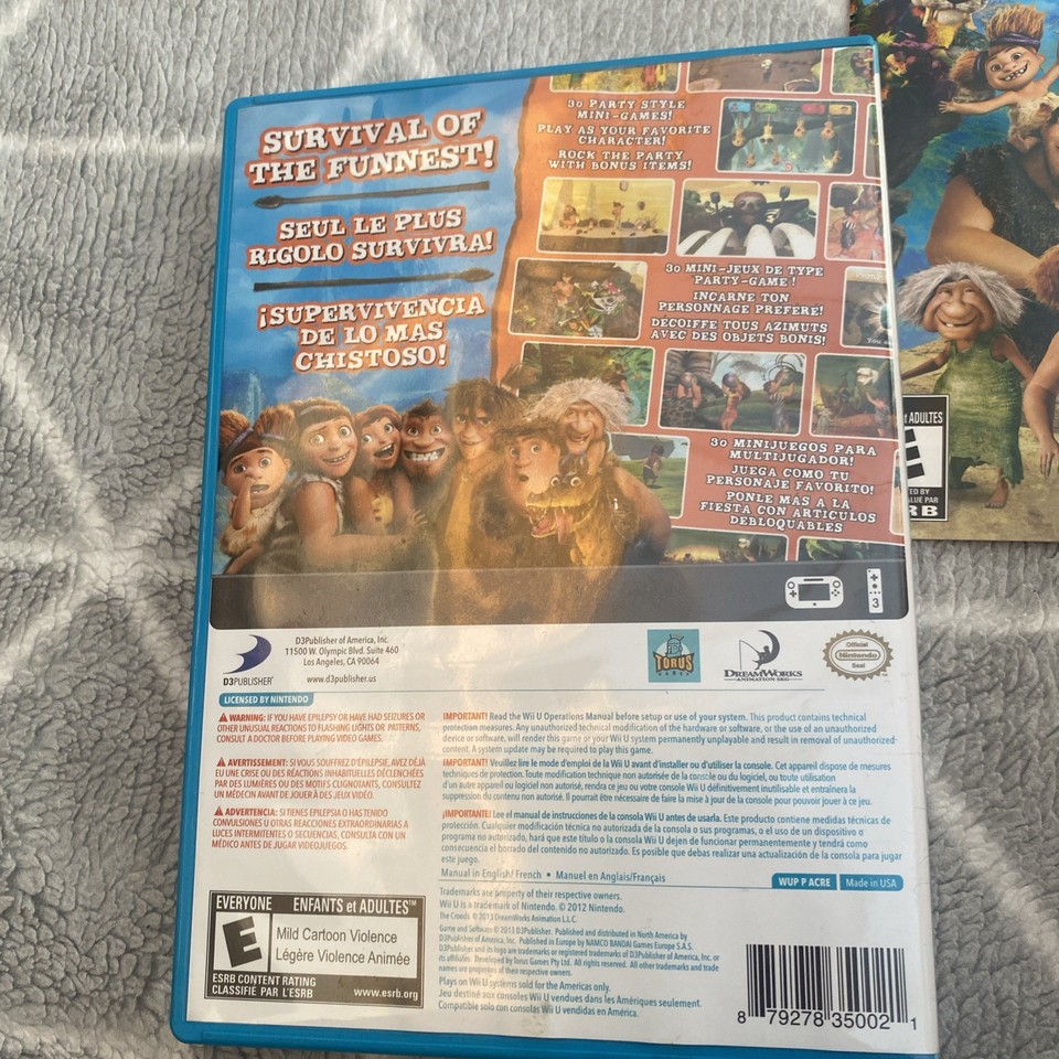 The Croods Prehistoric Party - Nintendo Wii U - MINT DISC | eBay UK