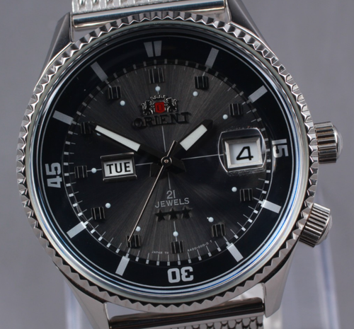 [Near Mint] ORIENT King Master AA00‐C0‐B Gray Dial 10 BAR Men's ...